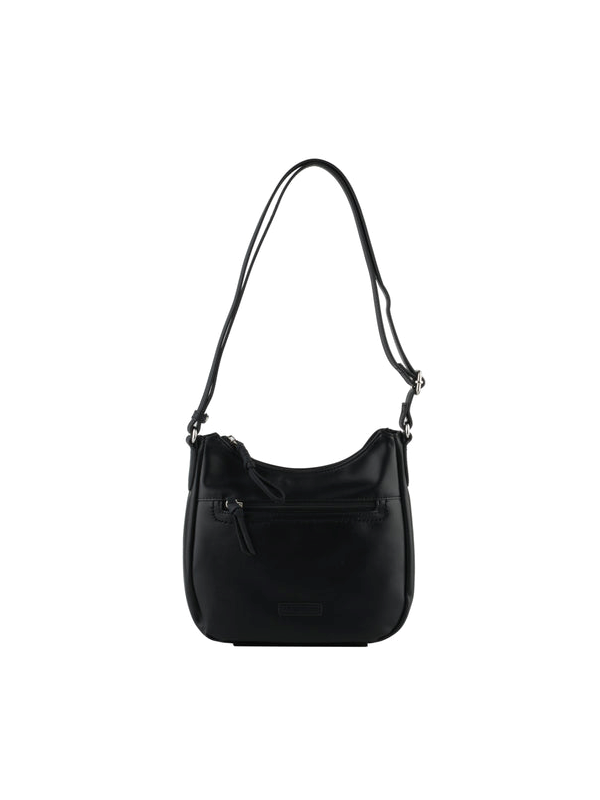Sac porté travers 292071 ligne Harper FRANCINEL. toile enduite noir
